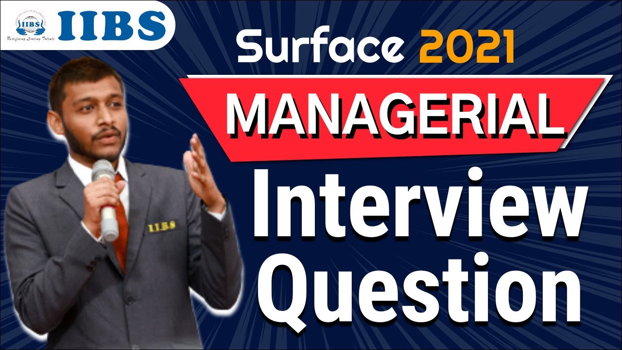 MANAGERIAL Interview Questions and Answers | Manager Round | SURFACE ...
