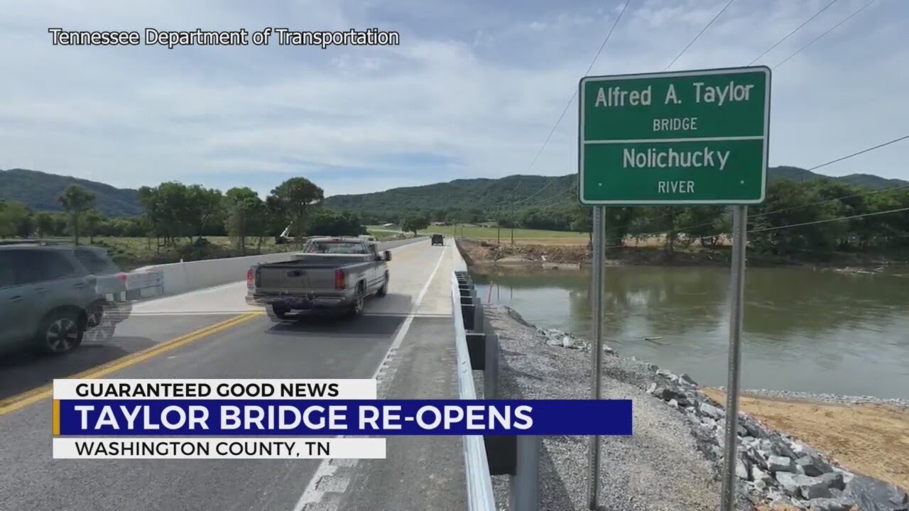 SR 81/Taylor Bridge open in Washington Co., Tenn. following post-Helene ...