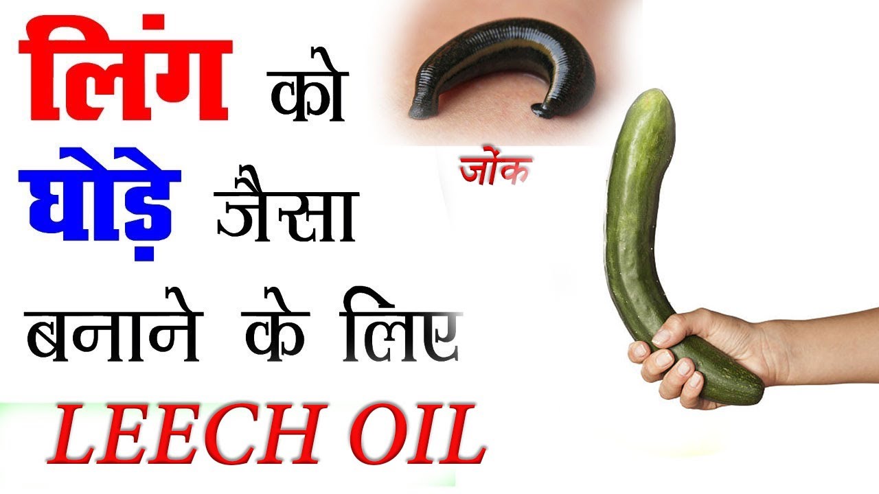 LING PAR LEECH OIL LGANE ( जोंक के तेल ) LGANE KE FAYDE | BENEFITS ...