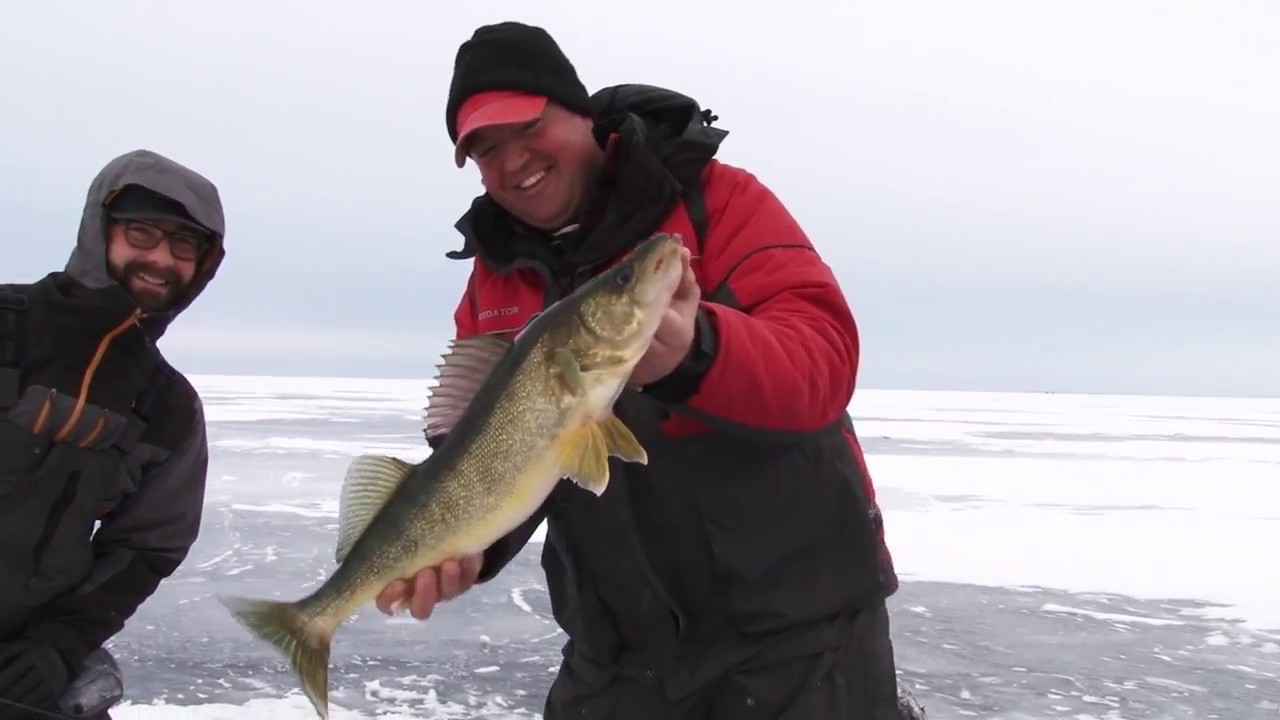 Tony Roach Fishing Report Mille Lacs Lake Early January 2017 - YouTube