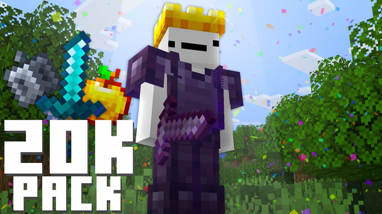 The Best SMP & PvP Texture Pack (20k Release) - YouTube