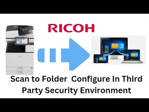 Ricoh How to setup scan to folder on Ricoh windows 11,Scan to folder ...