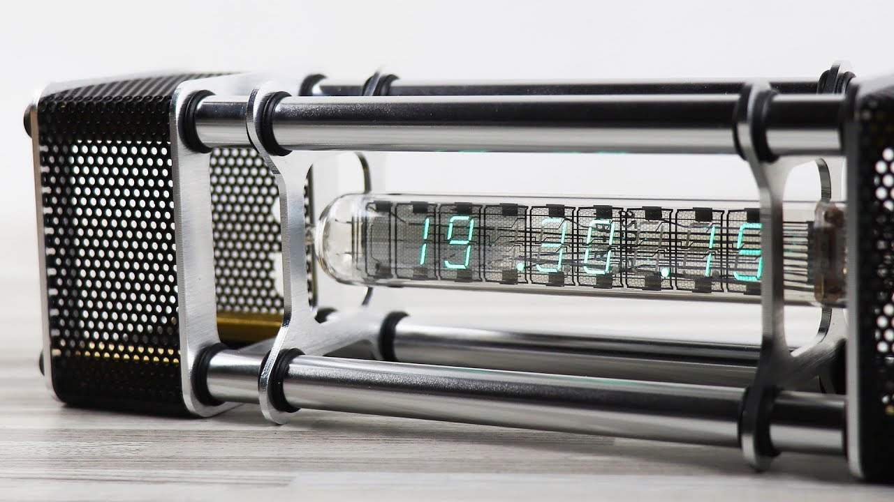 IV-18 Fluorescent Tube Clock DIY Kit Assembling - YouTube