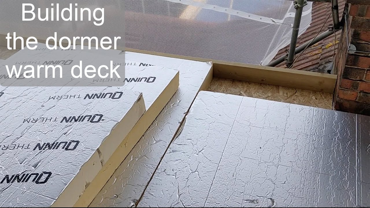 Dormer roof insulation (warm deck) - YouTube
