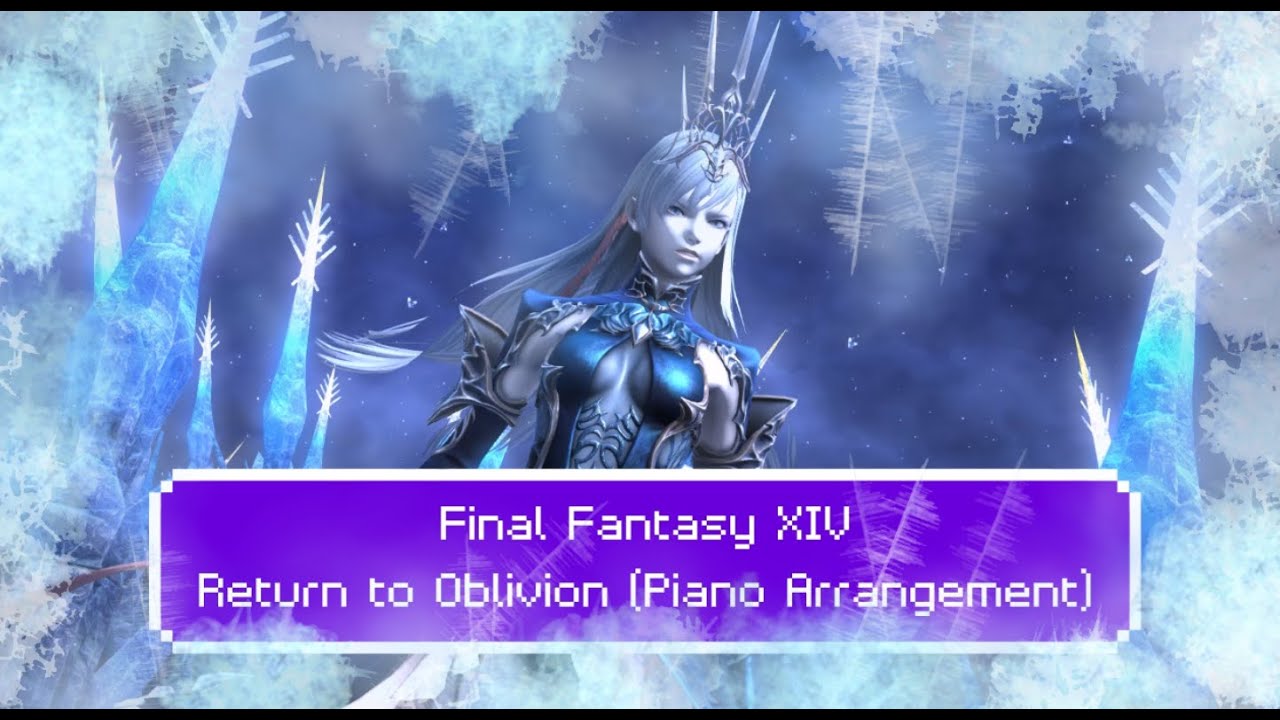 Final Fantasy XIV - Return to Oblivion (Piano Arrangement/Endurance ...