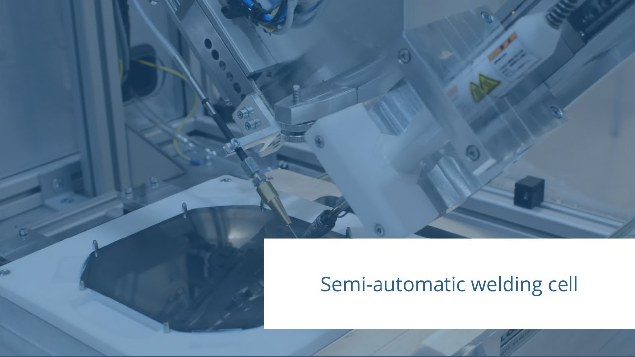 Semi automatic welding cell - YouTube