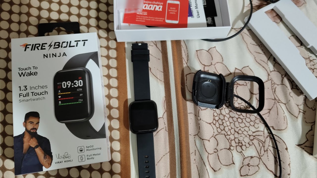 FiRE ⚡B0LTT Ninja Watch ⌚ Unboxing & Review 🤔 - YouTube