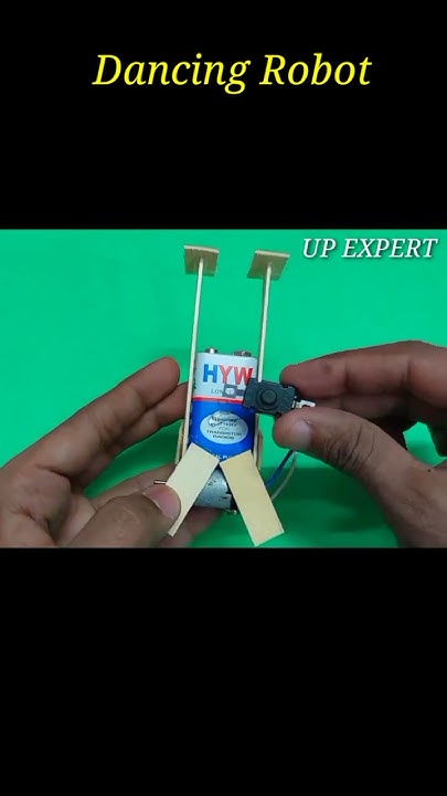 How to make Self moving robot at home - mini dancing robot toy diy ...