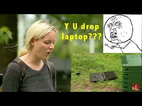 They Drop His Laptop and Break It! - YouTube
