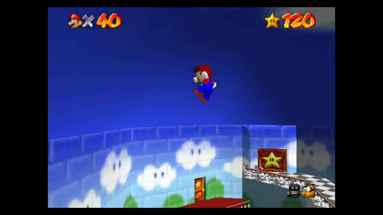 Super Mario 64 - Lobby Hyperspeed Wallkicks - YouTube