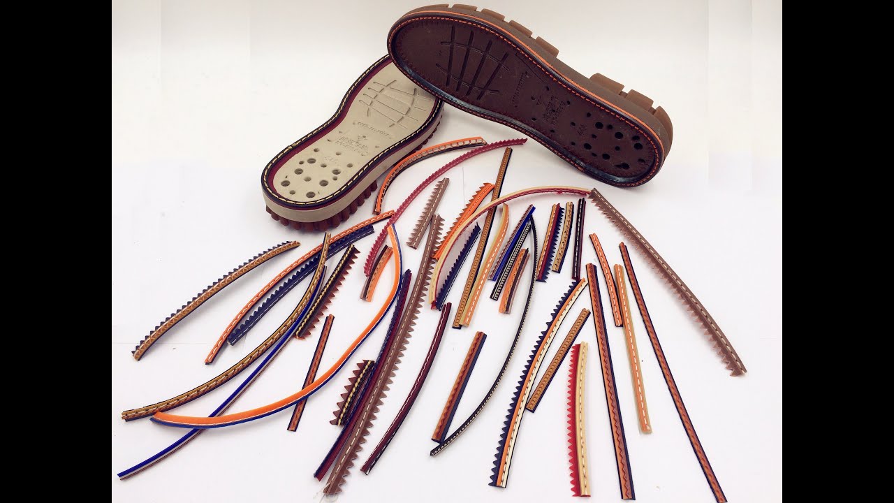 pvc/tpu welt strap belt in shoe sole making - YouTube