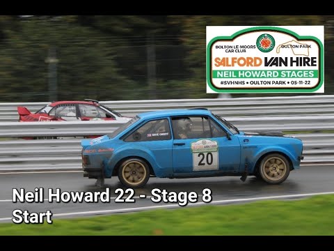 Neil Howard Rally 22 - Stage 8 Start - YouTube