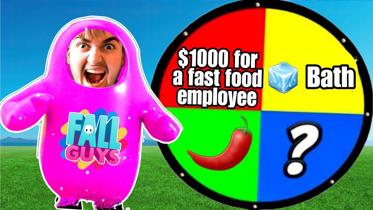 FALL GUYS SPIN THE WHEEL CHALLENGE! *EXTREME EDITION* - YouTube