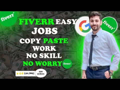 Earn $5/Day With This Simple Copy Paste Job | How to Make Money Fiverr ...