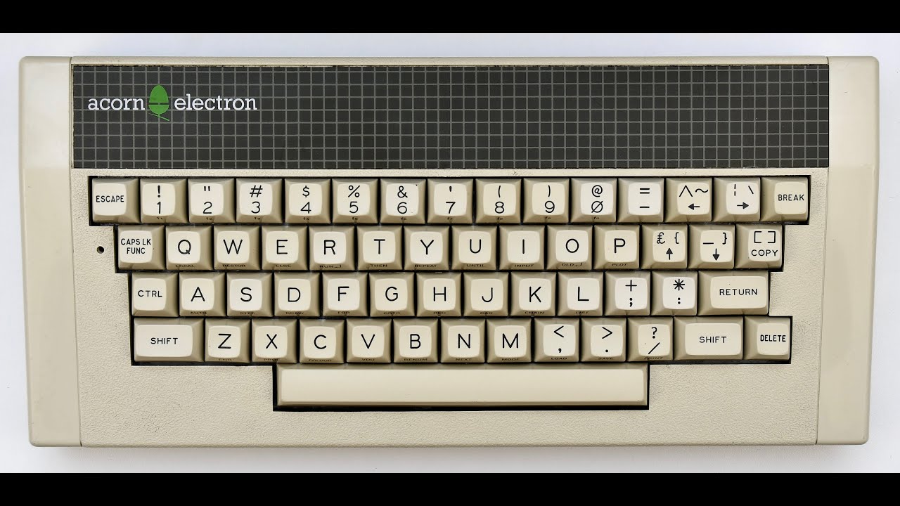 Acorn Electron - Reference Video - YouTube