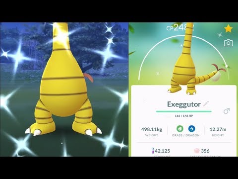 WE CAUGHT SHINY ALOLAN EXEGGUTOR! POKEMON GO ANNIVERSARY EVENT 2019 ...