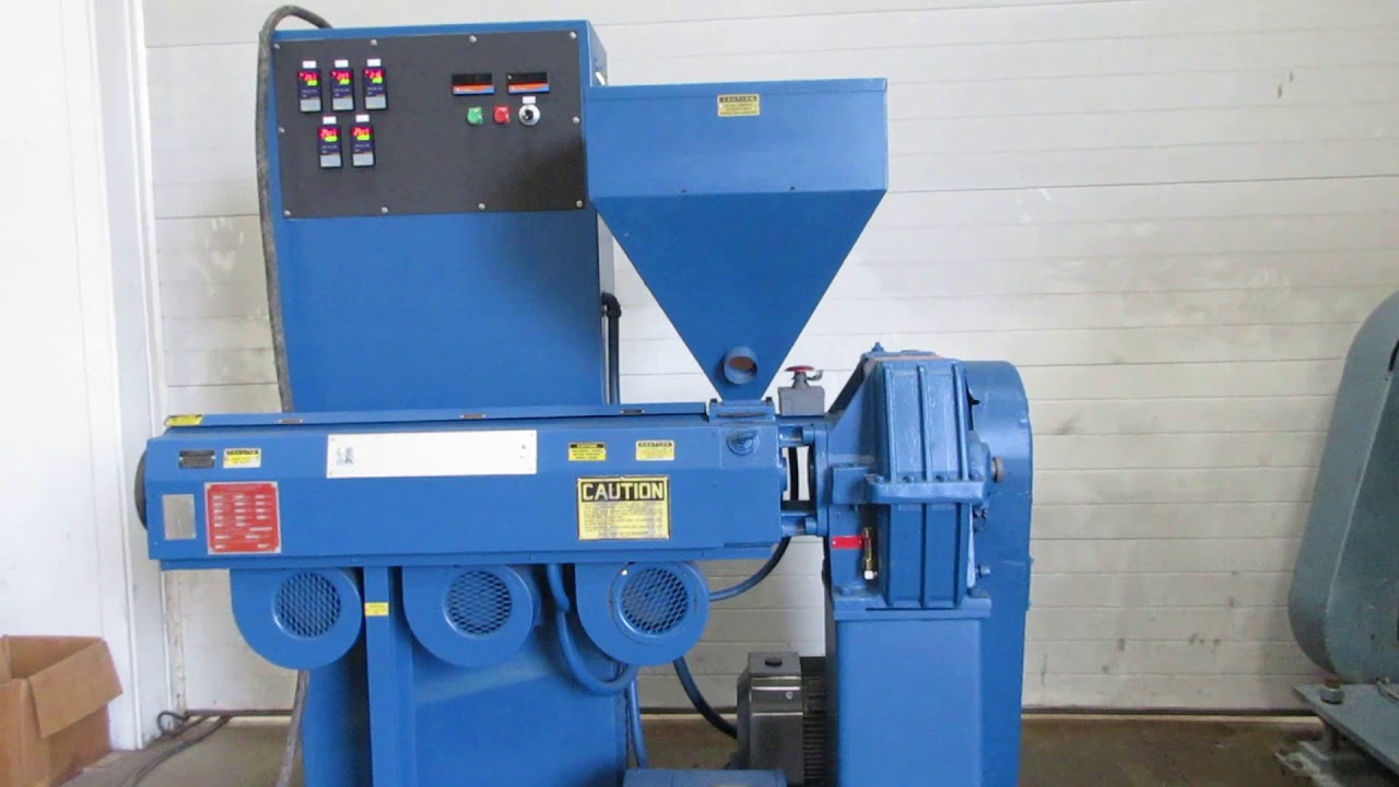 2" Davis Standard Extruder, Model DS20PB24 - YouTube