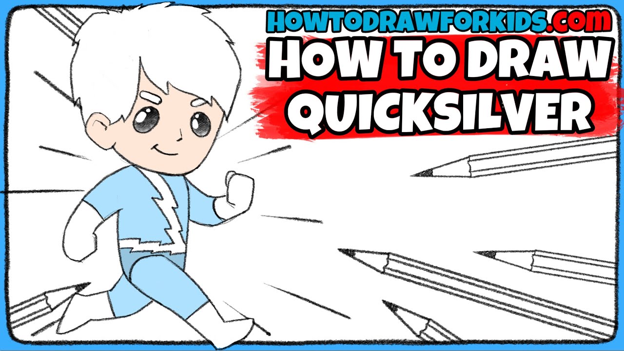 How to Draw Quicksilver - YouTube