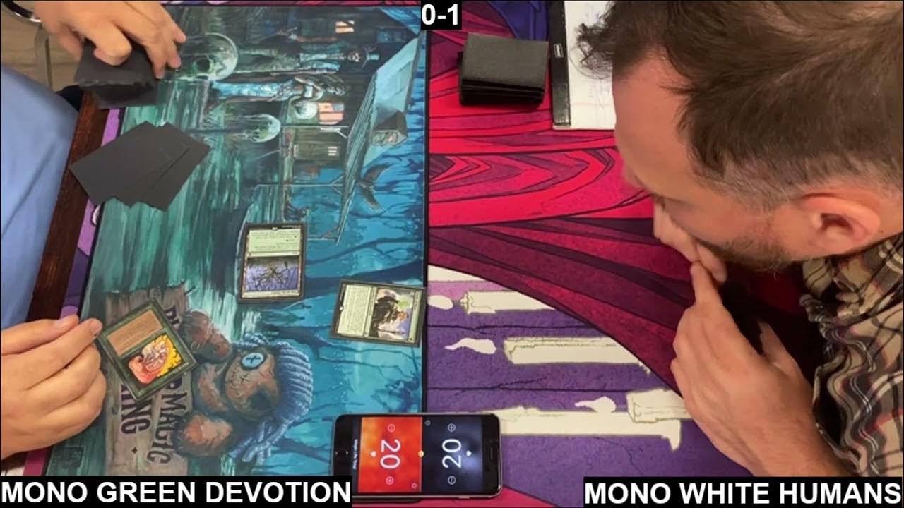 Pioneer - Mono Green Devotion Vs Mono White Humans - YouTube