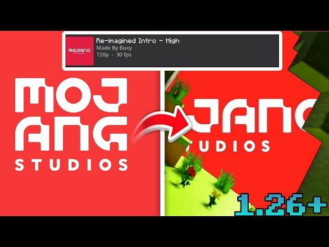  reimagined intro for bedrock edition MCPE 1.26+ with download link Mediafire 🔥