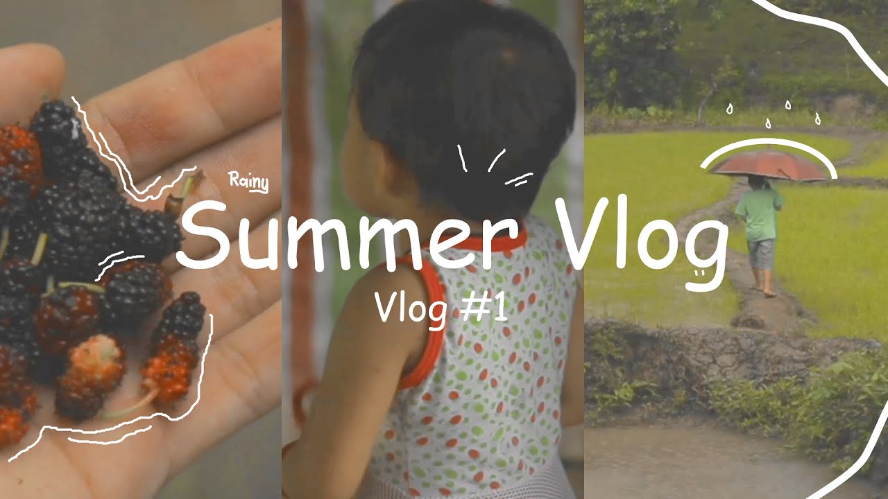 Summer Vlog | Vlog 1 - Rainy Summer - YouTube