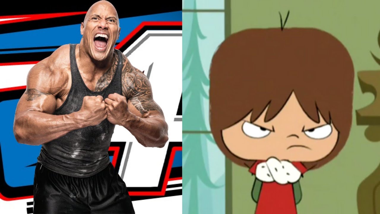 MAC FROM FOSTER'S HOME Meets THE ROCK. - YouTube
