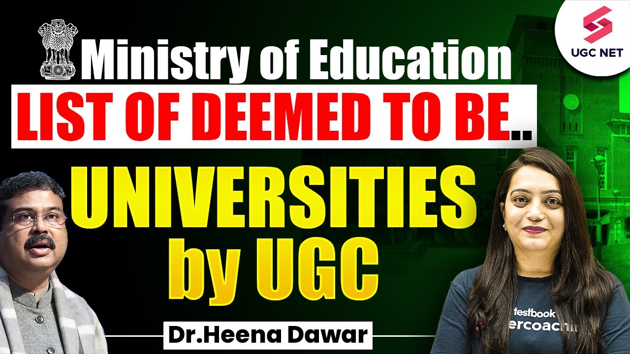 What is Deemed University ? | List Of Updated Deemed to be University ...