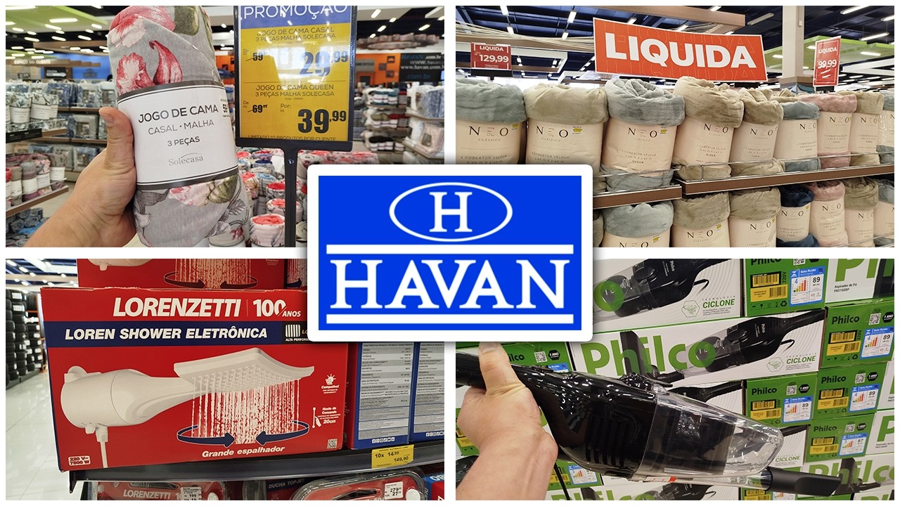 PROMOÇÕES DE FINAL DE SEMANA NA LOJA HAVAN - Dicas da Família Gaspar ...