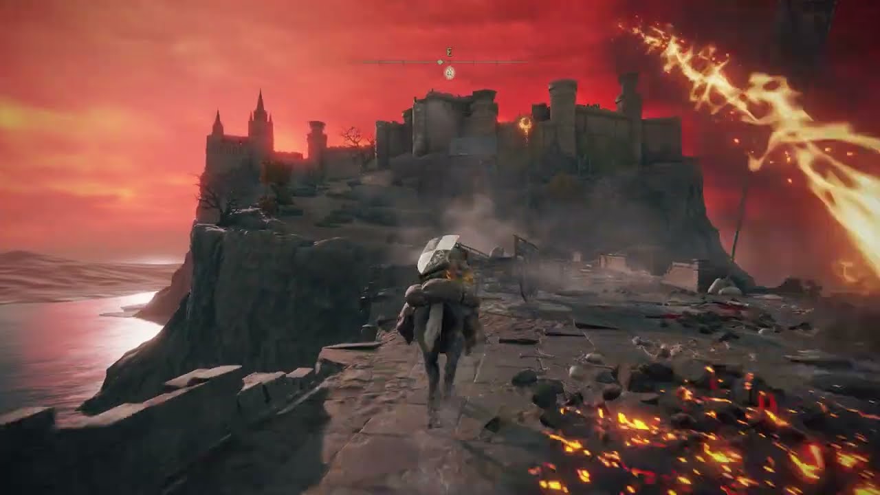Elden Ring Get Into Redmane Castle How to Defeat Flame Sword Knight ...