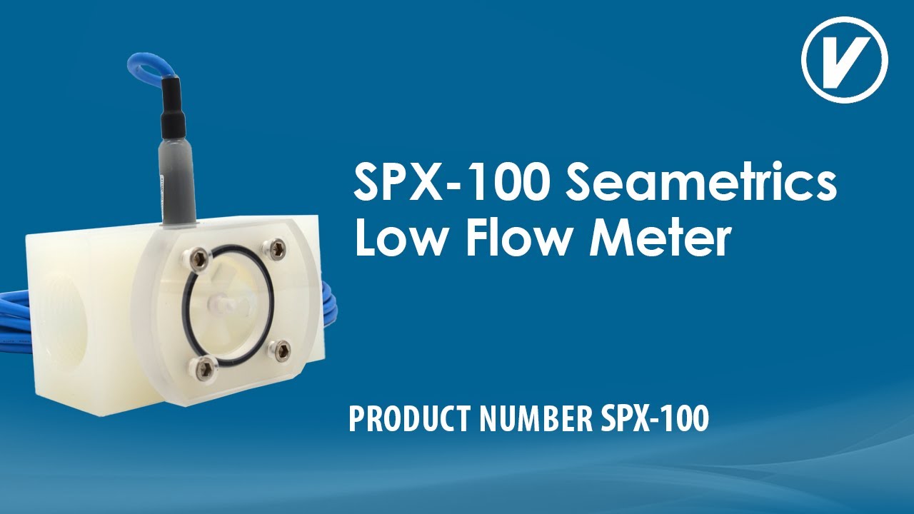 SPX-100 Seametrics Low Flow Meter - YouTube