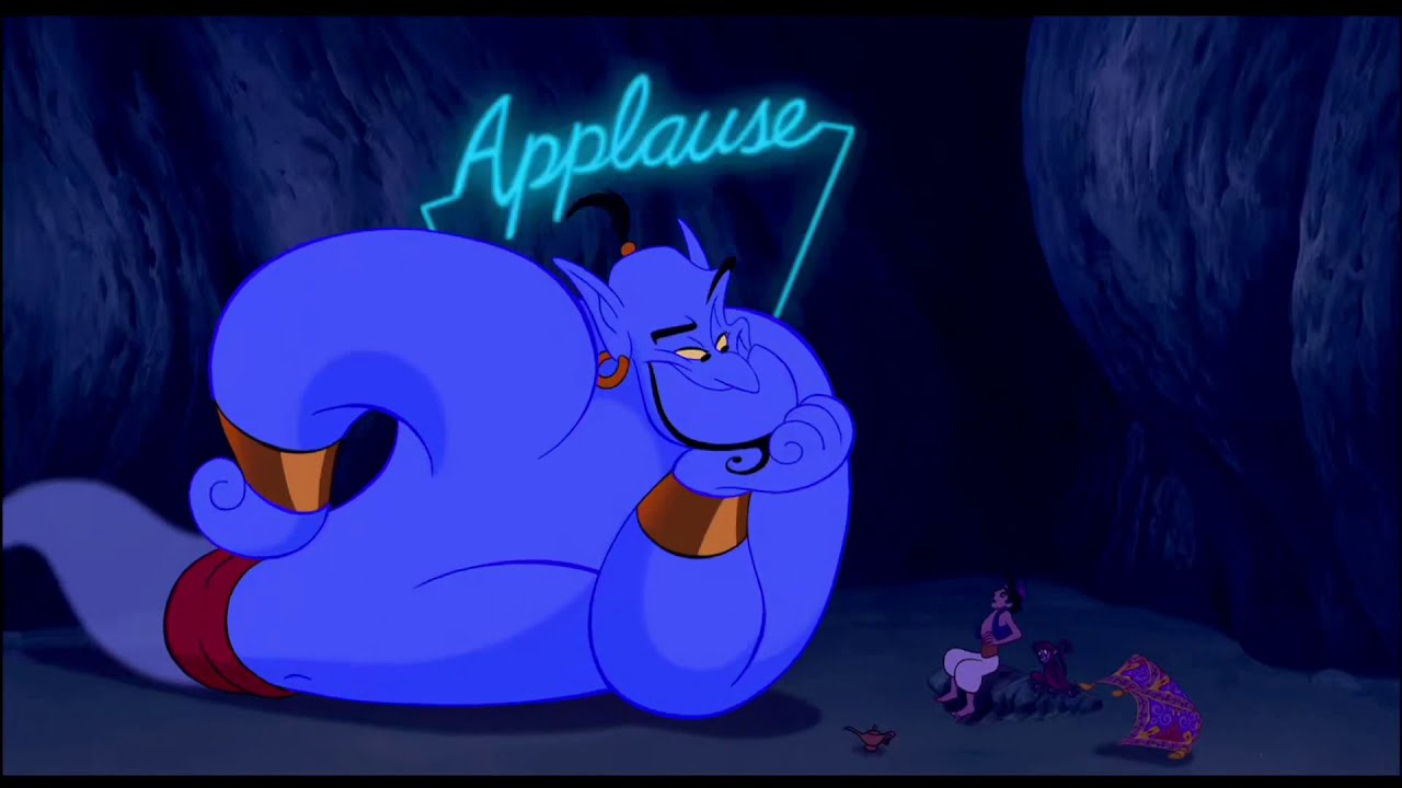 GENIE INTRO | ALADDIN [1992] | NEVER HAD A FRIEND LIKE ME | - YouTube