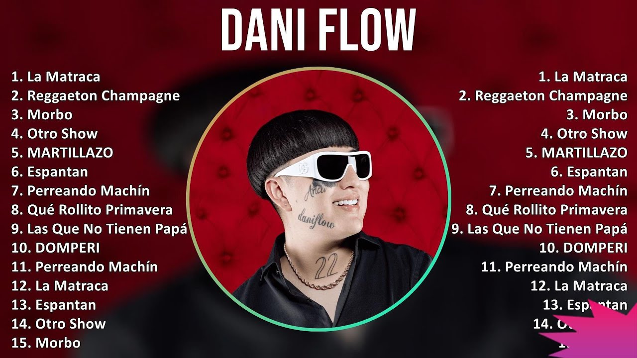 Dani Flow 2024 MIX Nuevas Canciones - La Matraca, Reggaeton Champagne ...