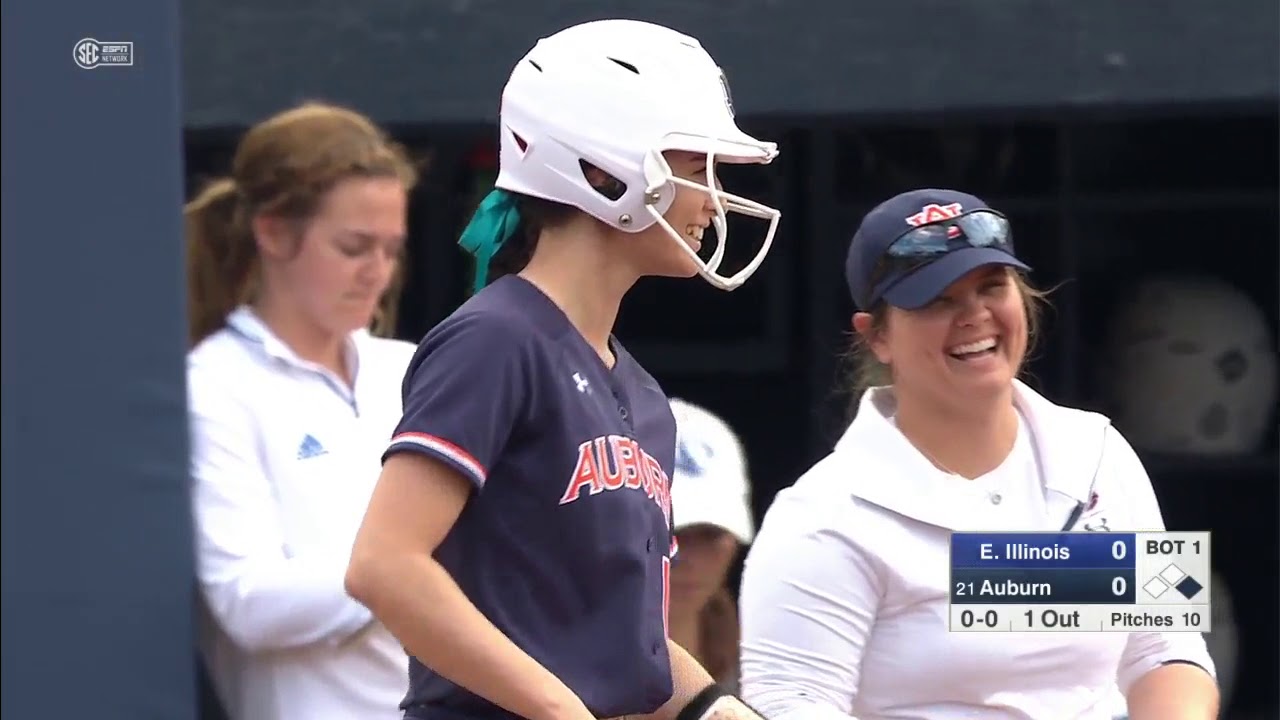 NCAA Softball 2019 | Eastern Illinois vs #21 Auburn(Feb.23) - YouTube