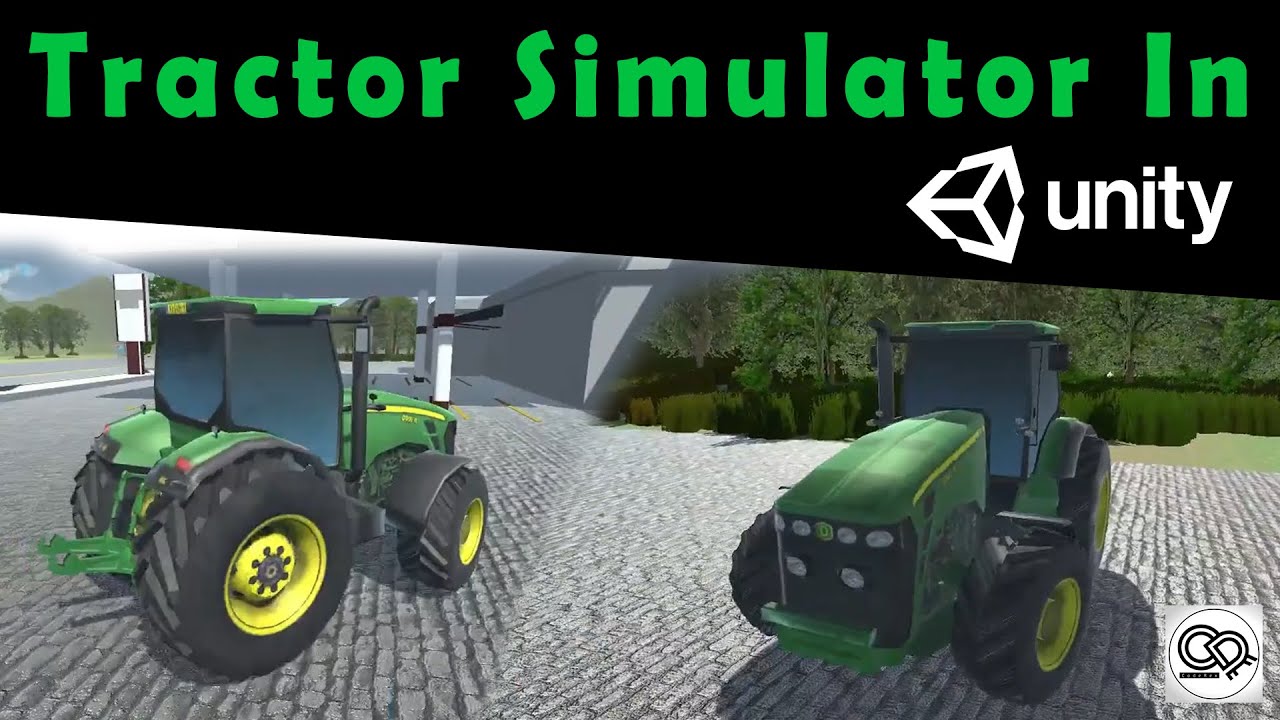 Simple Tractor Controll in Unity (Test) - YouTube