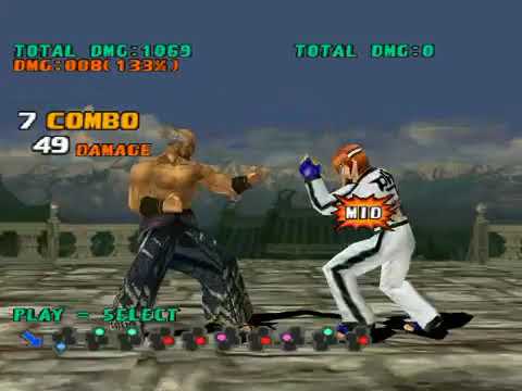 Tekken 3 - Heihachi Mishima - Practice Mode - YouTube