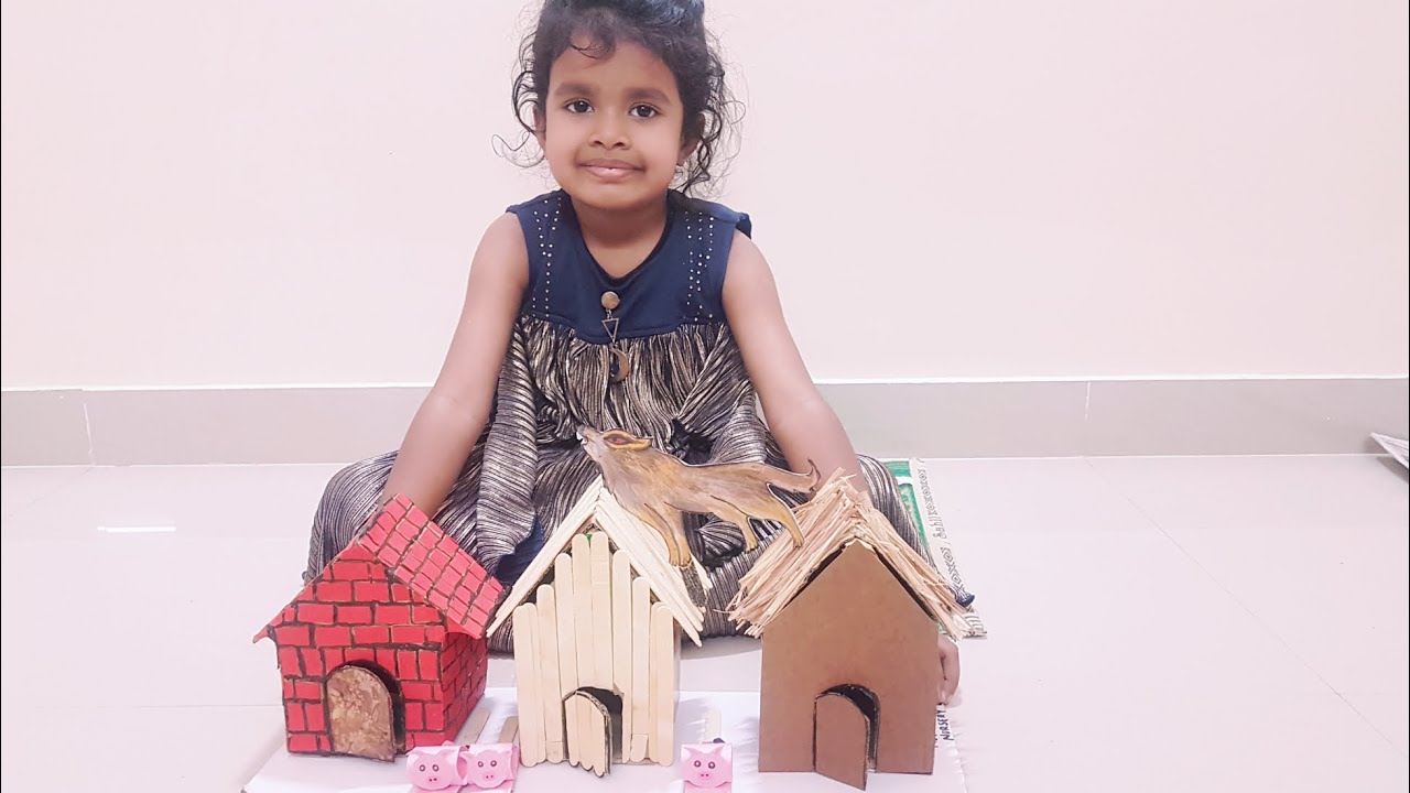 Full story of Three Little pigs | Mehak Zahra|Storytelling |Moral ...