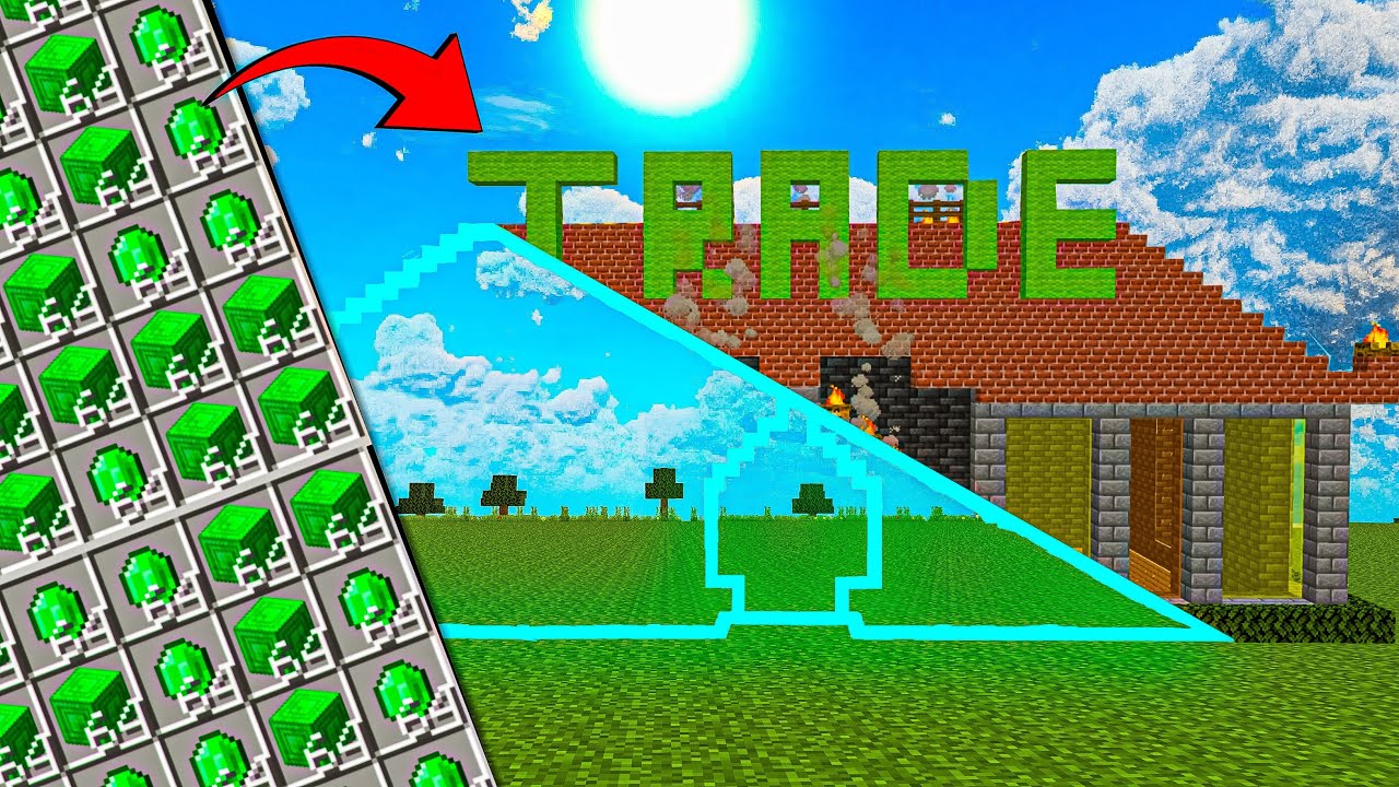 I Built The Ultimate Emerald Farm In Minecraft - YouTube