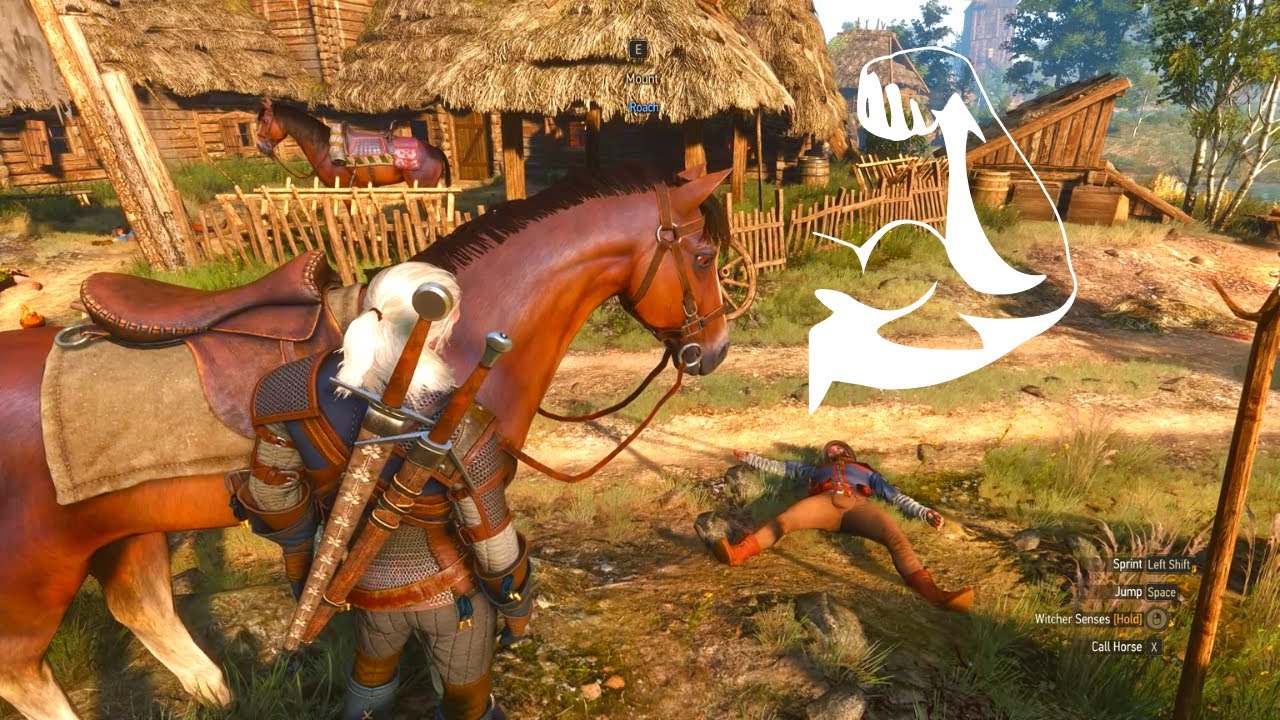 Roach takes care of three troublemakers l The Witcher 3 Next-Gen Update ...