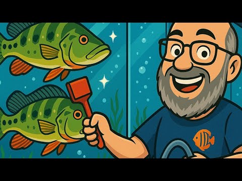 Doing fishy things, come hang out in the fish room! - YouTube