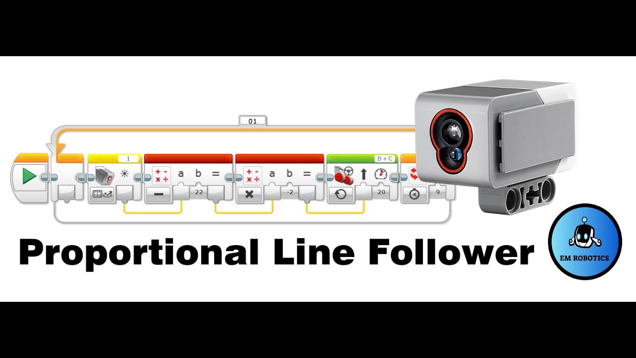 Proportional Line Follow (simple) - YouTube