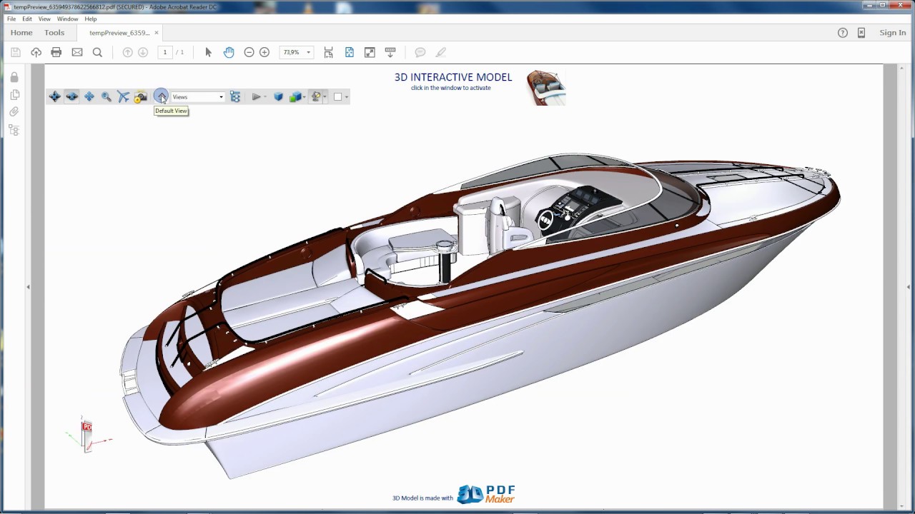 Tutorial 3D PDF Maker - 6. Determinare l'attivazione del modello 3D del ...