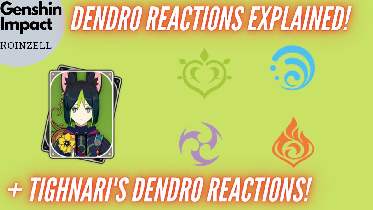Dendro Elemental Reactions Explained + Tighnari Sneak Peak Analysis ...
