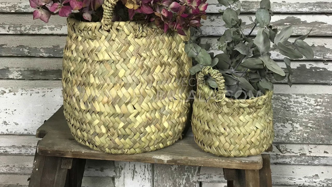 Panier decoration - YouTube