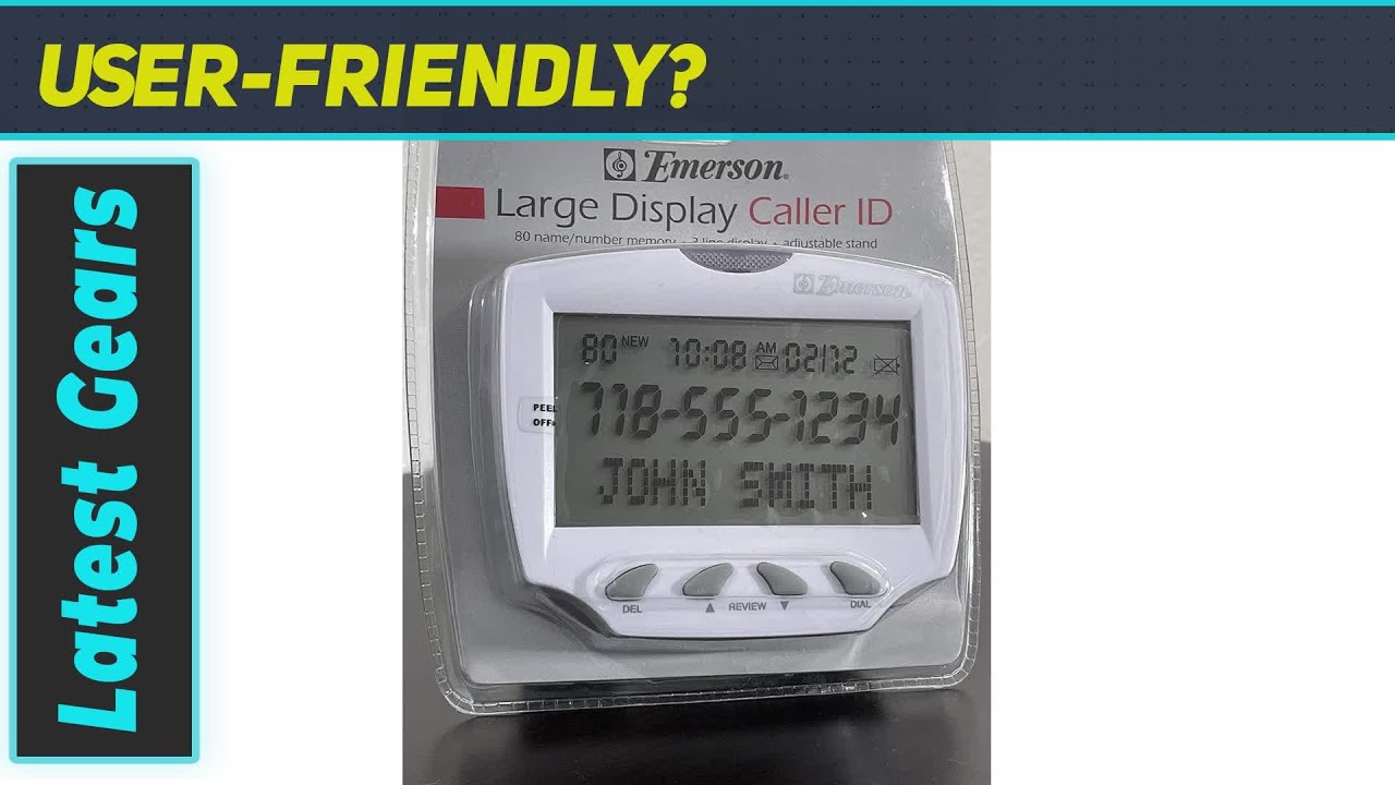 Emerson EM50LD Caller ID: The Ultimate Device for Your Home Phone Needs ...