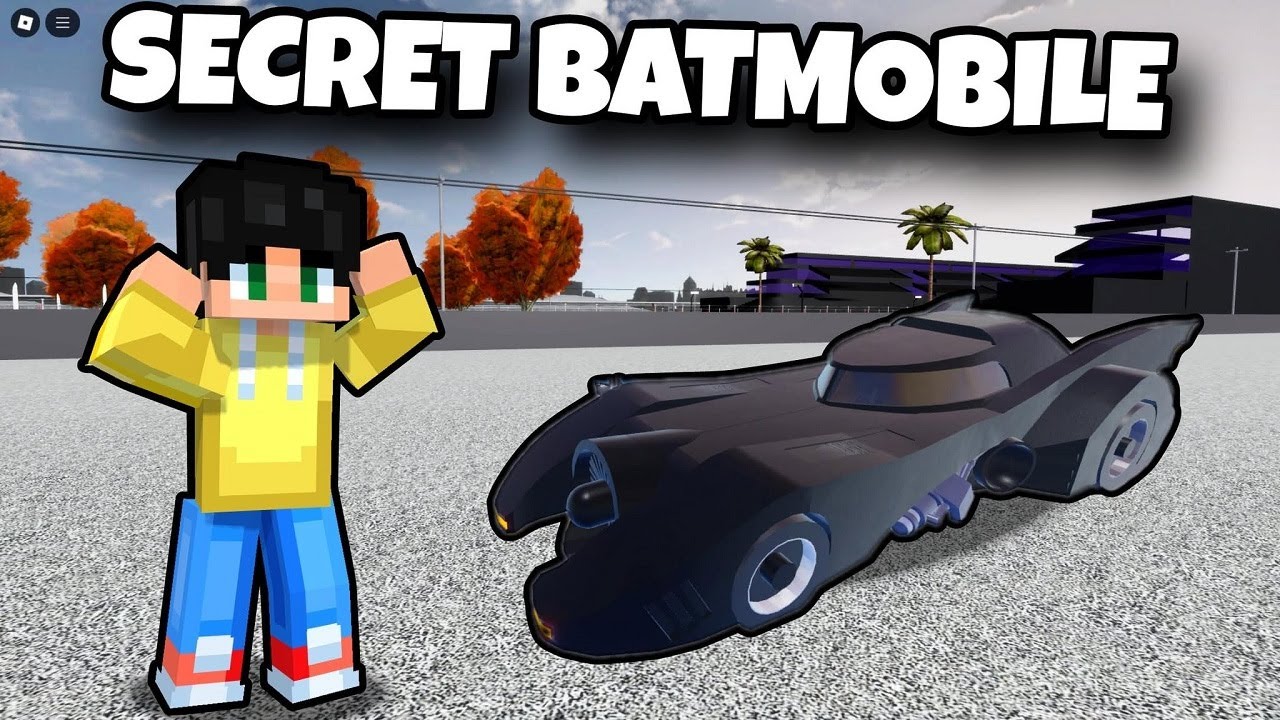 KINUHA KO ang SECRET BATMOBILE ni BATMAN sa ROBLOX - YouTube
