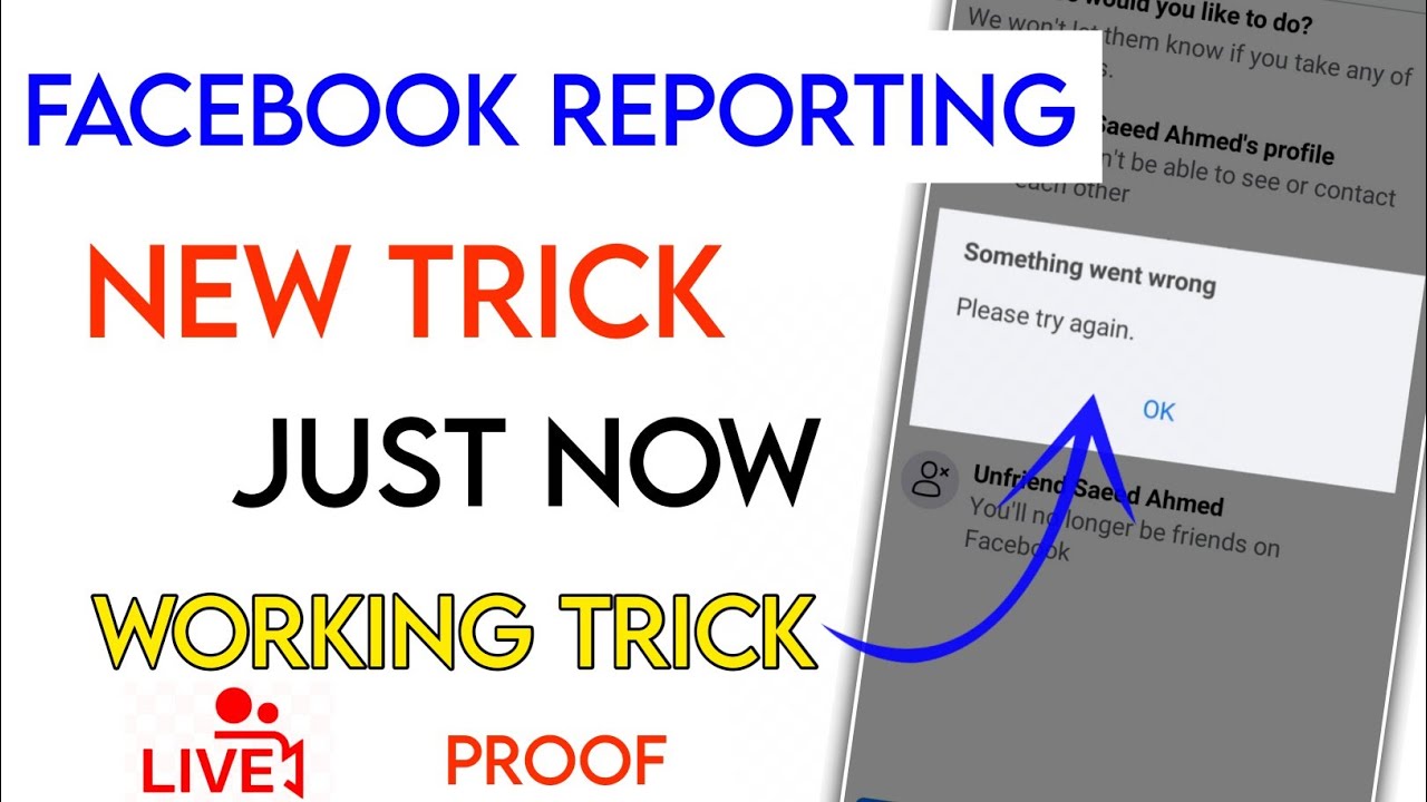 How To Report Facebook Account New Trick 2023 // Facebook Reporting New ...