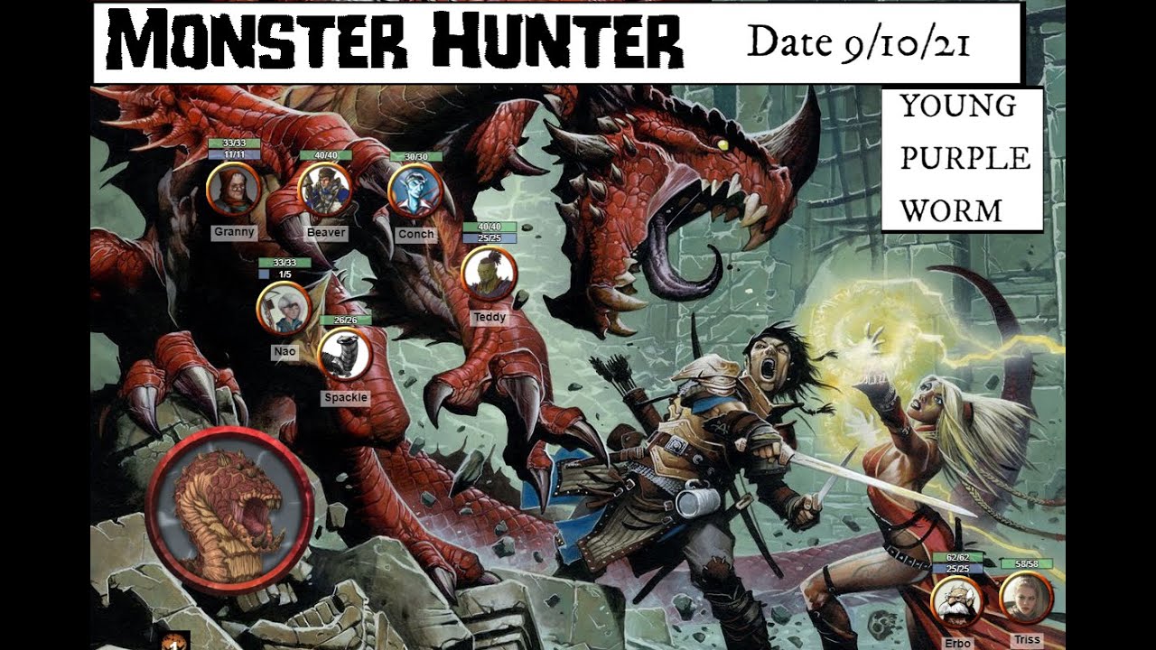 Monster Hunter - Young Purple Worm - YouTube