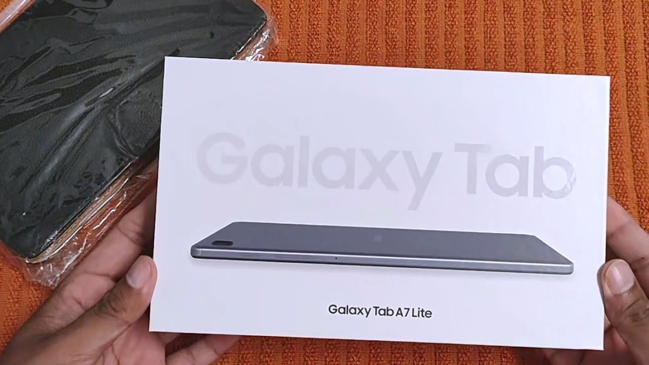 Samsung Galaxy A7 lite tablet unboxing - YouTube
