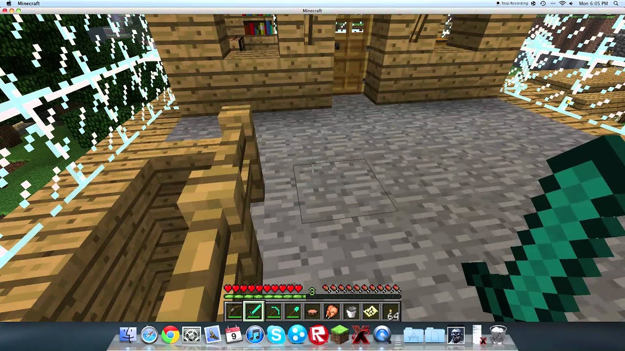 Minecraft screen recording test - YouTube