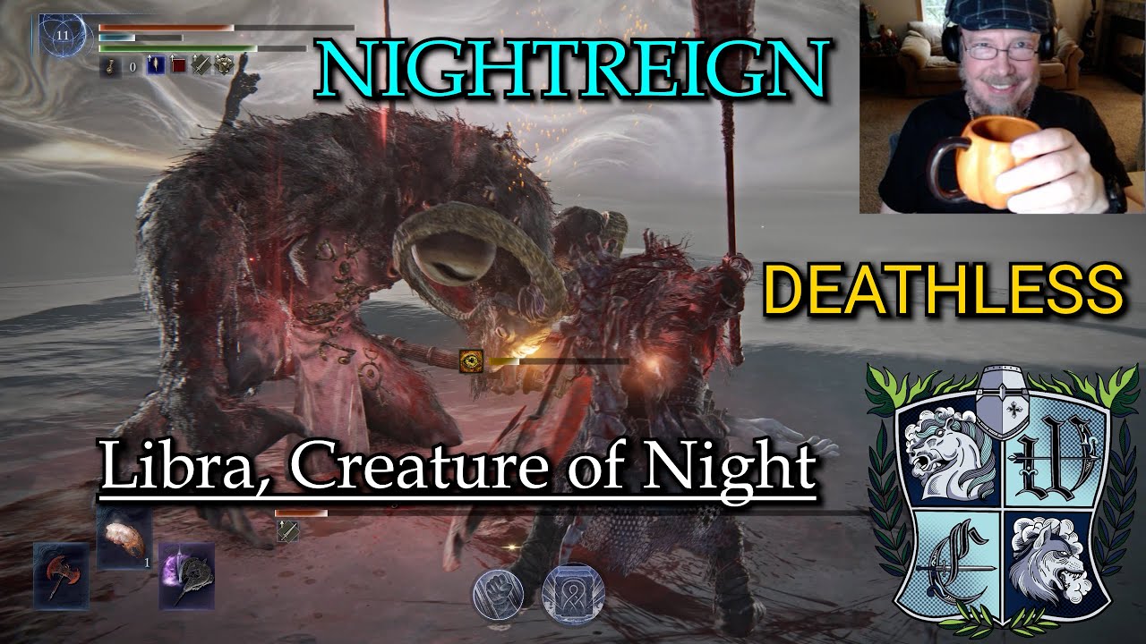 Libra, Creature of the Night. Solo. DEATHLESS! #nightreign #eldenring # ...